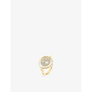 Messika Lucky Move Pavé 18ct Gold And Diamond Ring - Yellow