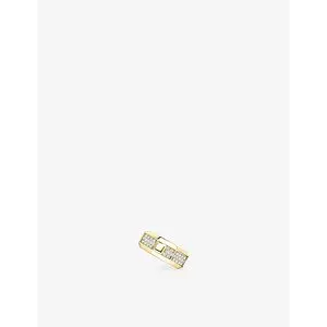 Messika Moderniste Medium 18ct Gold And Diamond Ear Clip - Yellow