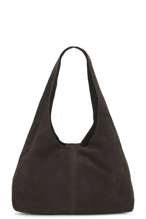 ST. AGNI Suede Soft Bag - Coffee
