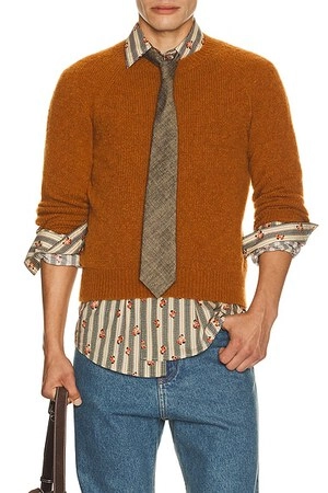 Dries Van Noten Melbourne Sweater Rust