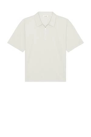 FRAME Half Zip Pique Polo