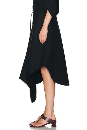 Bottega Veneta Toile Wrap Skirt