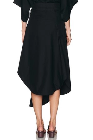 Bottega Veneta Toile Wrap Skirt