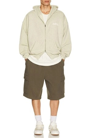 Fear Of God Cargo Basketball Shorts - Moss