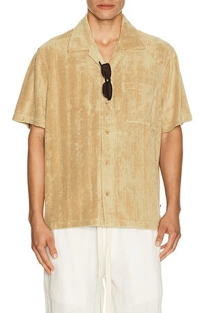 J. Lindeberg Ted Stripe Terry Shirt