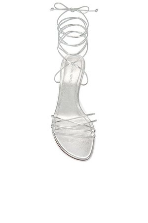 Amina Muaddi Lori 60 Lace Up Sandal