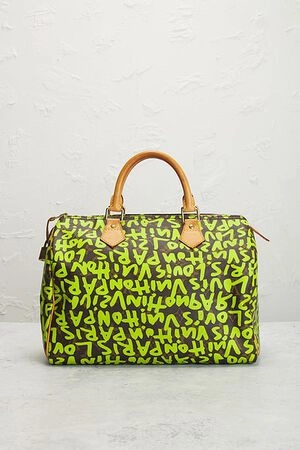 LOUIS VUITTON X Stephen Sprouse Monogram Graffiti Speedy 30 Handbag