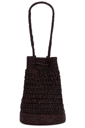 Jenni Kayne Riviera Raffia Bucket Bag