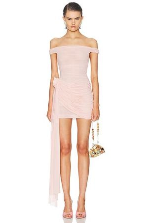 MAYGEL CORONEL Off-the-shoulder Ruched Jersey Dress