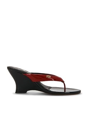 NOU Puff Wedge Sandal - Cola