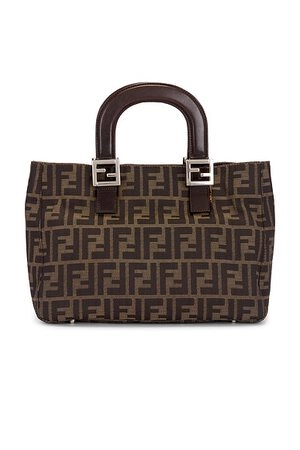 Fendi Zucca Tote Bag - Brown