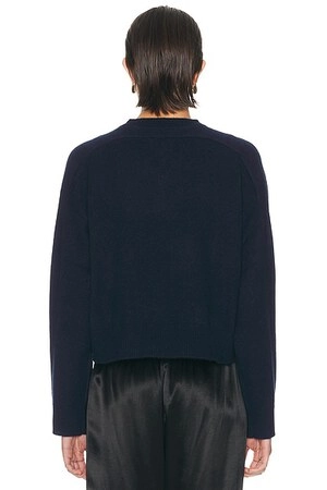 Loulou De Saison Anzor V-neck Saddle-sleeve Sweater