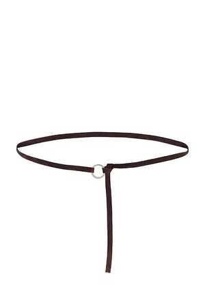 ST. AGNI Suede Tie Belt