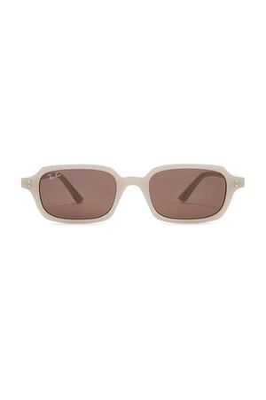 Ray-ban Rectangular Acetate Sunglasses - White