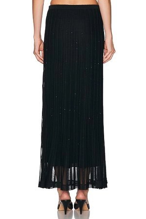 TOM FORD Micro Sequins Evening Skirt
