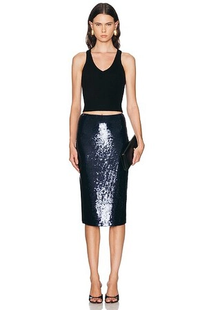 Brandon Maxwell Reese V-neck Tank Top