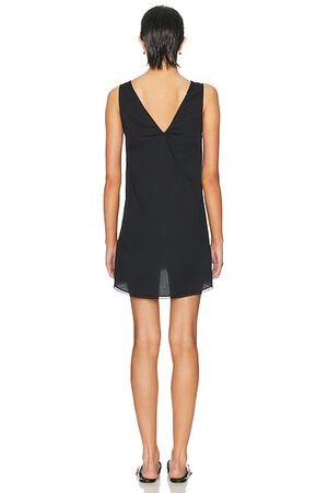 LESET Yoko Lace V Neck Mini Dress