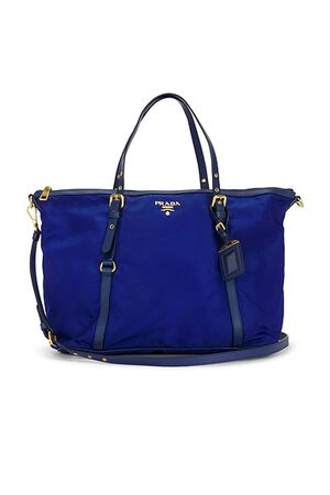 Prada Tessuto Tote Bag - Blue