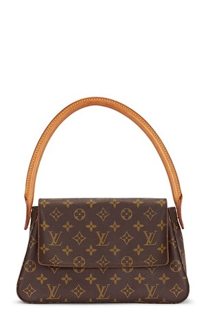 LOUIS VUITTON Monogram Mini Looping Shoulder Bag - Brown
