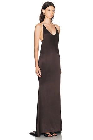TOM FORD Silk Satin Halterneck Evening Dress