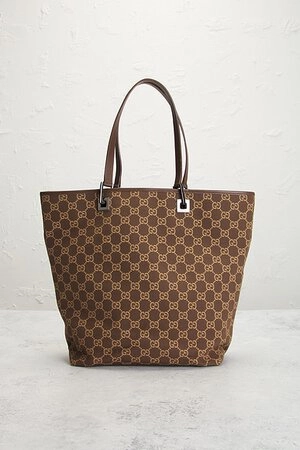 Gucci Vintage Gg Canvas Bucket Tote Bag