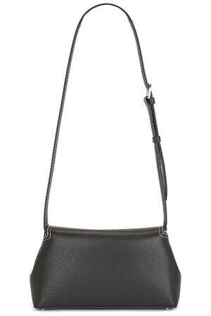 TOTEME T-lock Grained Leather Clutch