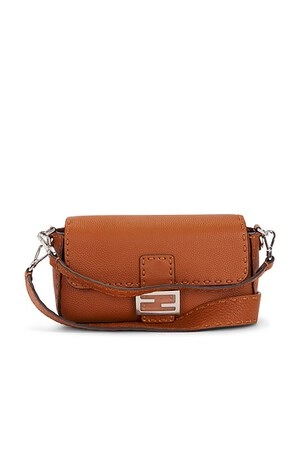 Fendi Baguette Shoulder Bag - Brown