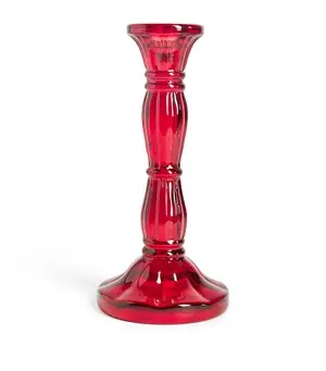 Harrods Glass Cabbage Tree Decoration - Red