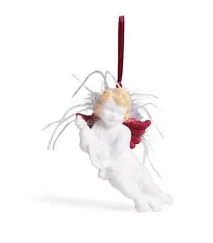 Harrods Cherub Tree Decoration - Red