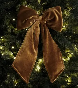 LUXURY GARLAND Velvet Bow Tree Decoration