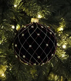Harrods Embellished Criss-cross Bauble