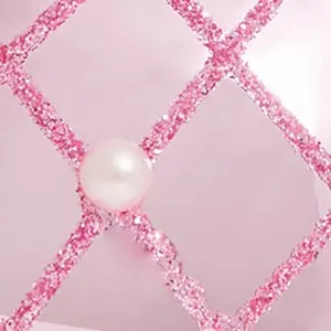 Harrods Metallic Criss-cross Bauble