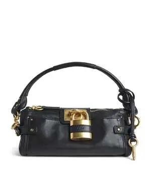 Chloé Small Leather Paddington Top-handle Bag - Black