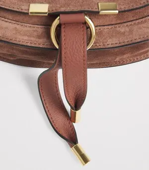 Chloé Mini Suede Marcie Shoulder Bag
