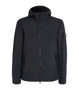 Stone Island Nylon Crinkle Reps Jacket - Navy