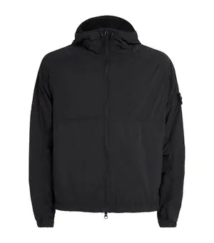 Stone Island Nylon Stretch-tc Hooded Zip-up Jacket