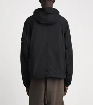 Stone Island Nylon Stretch-tc Hooded Zip-up Jacket