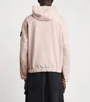 Stone Island Organic Cotton Ripstop Hooded Overshirt