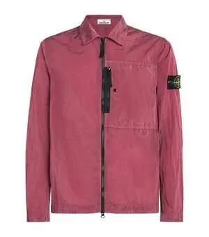Stone Island Nylon Metal Overshirt - Red