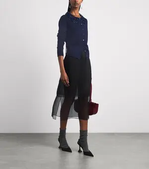 Ulla Johnson Merino Wool Embellished Cardigan