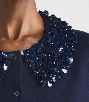 Ulla Johnson Merino Wool Embellished Cardigan