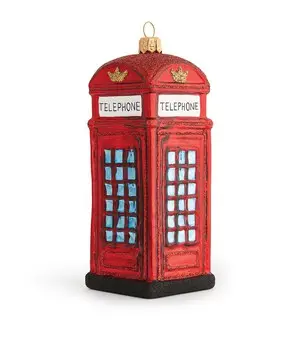 Harrods Telephone Box Christmas Decoration