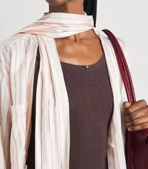 Sandro Pointelle Bow-detail Tank Top