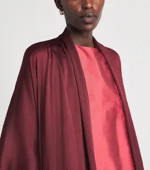 ABADIA Chiffon Bisht Cloak