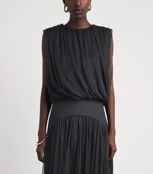 ABADIA Twisted Bubble Top