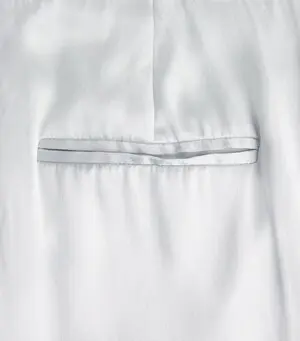 ABADIA Wide Leg Satin Trousers