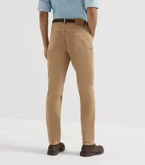 Brunello Cucinelli Denim Garment-dyed Trousers