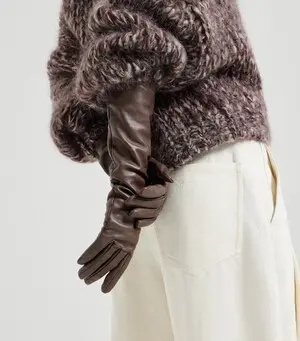 Brunello Cucinelli Leather Gloves
