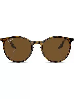 Ray-ban Logo-print Round-frame Sunglasses