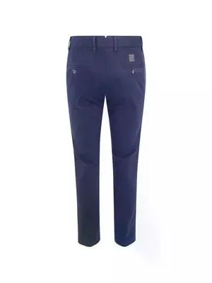 Incotex Cotton Chino Trousers - Blue